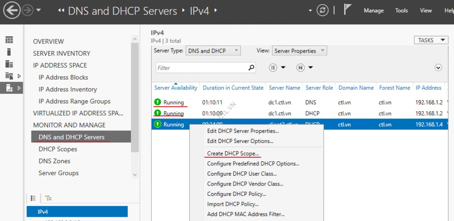 IP Address Management (IPAM) Server - Lab Windows Server 2016 Bài 8